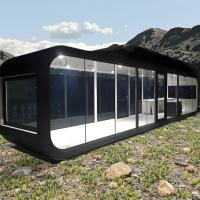 China Creative Portable Apple Cabin Modular Prefab Steel Villa for Outdoor Scenic Homestay Vacation Living Space for sale