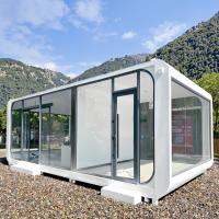 China Creative Portable Apple Cabin Modular Prefab Steel Villa for Outdoor Scenic Homestay Vacation Living Space for sale