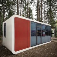 China Creative Portable Apple Cabin Modular Prefab Steel Villa for Outdoor Scenic Homestay Vacation Living Space for sale