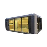 China Easy-to-Build 20ft Flat Container Home Apple Cabin Warehouse Office Made of Steel & Sandwich Panel for Outdoor Use for sale