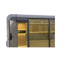 China Easy-to-Build 20ft Flat Container Home Apple Cabin Warehouse Office Made of Steel & Sandwich Panel for Outdoor Use for sale