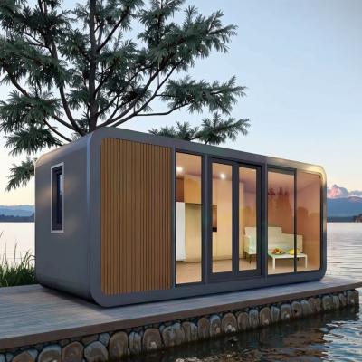 China 20ft Outdoor Mobile Apple Cabin, Durable Steel Structure with Sandwich Panel for Scenic Homestay, Villa and Warehouse Storage for sale