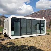 China Luxury Fully Furnished Steel Frame Prefab Cabin Mobile Container Pod With Bathroom for Hotel Villa Resort Shop Use for sale