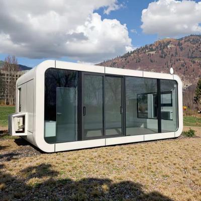China Luxury Fully Furnished Steel Frame Prefab Cabin Mobile Container Pod With Bathroom for Hotel Villa Resort Shop Use for sale