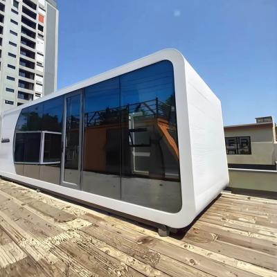 China Luxury Fully Furnished Container Hotel Office Prefab House Luxury Hotel Office for Resort Use with Outdoor Bathroom for Bedroom for sale