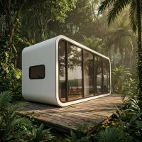 China Capsule Modular Tiny House, High and Cold Temperature Resistant Steel Villas for Hotels and apple Warehouse for sale
