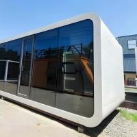 China High-Temperature Cold-Resistant Prefabricated Steel Container Houses for Hotels Apple Warehouses Outdoor  Prefab Steel Villa for sale