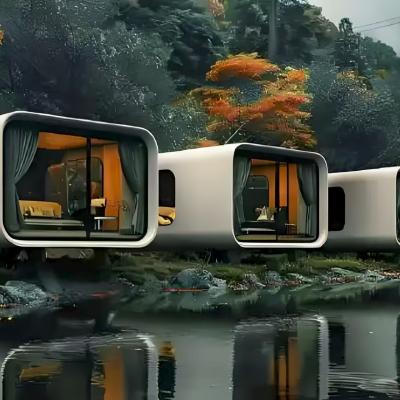 China Modern Eco-Friendly Hotel Prefab House High Quality Waterproof Flat-Pack Bird Apple Container Bird Apple Container Bird Apple for sale