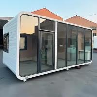 China Apple Mobile Pod Sandwich Panel Container Houses High-Temperature/Cold-Resistant Prefab Steel Houses for Hotels Commercial Use for sale