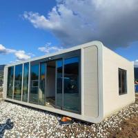 China 40ft High-Temperature Cold Resistance Capsule Container House for Hotels Apple Warehouses Vessel House Outdoor Home Office for sale