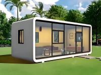 China High-End Apple Pod Steel Mobile Containers High-Temperature Resistant Sound-Insulating Prefabricated Tiny Houses for Shop Modern for sale