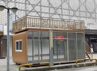 China High-End Apple Pod Steel Mobile Containers High-Temperature Resistant Sound-Insulating Prefabricated Tiny Houses for Shop Modern for sale