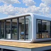 China Waterproof Prefab Tiny Container House Made China Movable Office Cabin for Hotels Unused Land Wooden Houses for Villas Steel for sale