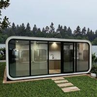 China Waterproof Prefab Tiny Container House Made China Movable Office Cabin for Hotels Unused Land Wooden Houses for Villas Steel for sale