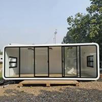 China Apple Modern  Futuristic House  Prefab Steel Frame Container House Waterproof for Outdoor/Indoor Use in Hotels Villa Office for sale