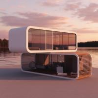 China High Quality Prefabricated Steel Apple Container Room, Exquisite Tropical Design for Outdoor Hotel Accommodation for sale