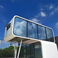 China High Quality Prefabricated Steel Apple Container Room, Exquisite Tropical Design for Outdoor Hotel Accommodation for sale