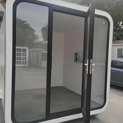 China Prefabricated Steel Container Houses with Panoramic Balconies, Suitable for Hotel Camping Modular Tiny House for sale