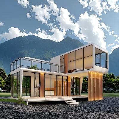 China Durable Stylish Apple Container Houses, Multi-functional Prefab Buildings for Warehouse Storage and Office Workspace for sale