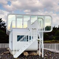 China Modern Apple Style Container Warehouse, Stylish Look & Practical Performance for Storage and Daily Shelter for sale