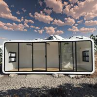China 20ft Outdoor Mobile Board Room & Homestay, Steel Structure with Wooden Sandwich Panel, Apple Style for Villas for sale