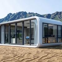 China Expandable Prefab Steel Structure Villa Modern Apple Style Mobile Homestay for Accommodation Use for sale