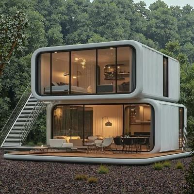 China 20ft Outdoor Activity Board Room Scenic Mobile Homestay with Apple Warehouse Steel Sandwich Panel Material for Office Villa Use for sale