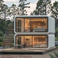 China 20ft Outdoor Activity Board Room Scenic Mobile Homestay with Apple Warehouse Steel Sandwich Panel Material for Office Villa Use for sale