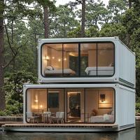China 20ft Outdoor Activity Board Room Scenic Mobile Homestay with Apple Warehouse Steel Sandwich Panel Material for Office Villa Use for sale