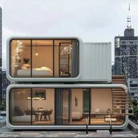 China 20ft Outdoor Activity Board Room Scenic Mobile Homestay with Apple Warehouse Steel Sandwich Panel Material for Office Villa Use for sale