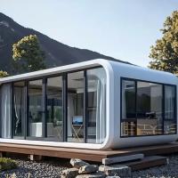 China Apple Cabin Mobile Homestay Warehouse for Outdoor Activities Board House Scenic Area Wooden & Steel Construction for Home Office for sale