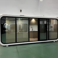 China Luxury Outdoor Ecological Apple Pod, Sturdy Prefabricated Container House for Capsule Hotel Accommodation for sale