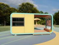 China Modern Mini Capsule Houses Small Prefab Homes for Home Offices and Workshops Apple Cabins Tiny Home Prefabricated for sale
