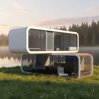 China Cost-effective Prefab Apple Cabins, 20ft & 40ft Movable Units for Hotel, Resort and Tourist Accommodation Projects for sale