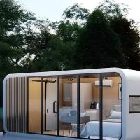 China Hot-Selling 20ft & 40ft Expandable Apple Pods, Luxurious Furnished Prefab Container Houses As Independent Office Pods for sale