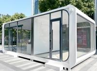 China Luxury Micro Space Capsules and Apple Pods Prefabricated Luxury Sunrooms for Stores and Offices for sale