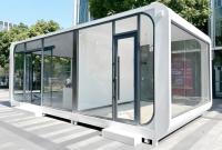 China Luxury Prefabricated Apple House Comfortable and Stylish Prefab Homes Futuristic House for sale