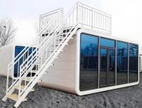 China Luxury Prefabricated Apple House Comfortable and Stylish Prefab Homes Futuristic House for sale
