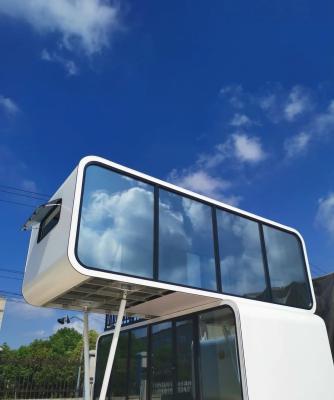 China Apple Office Cabin 8ft 12ft Prefab Tiny Container House Waterproof Steel Material Movable for Hotels Bathroom Use for Unused for sale