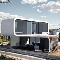 China Apple Office Cabin 8ft 12ft Prefab Tiny Container House Waterproof Steel Material Movable for Hotels Bathroom Use for Unused for sale