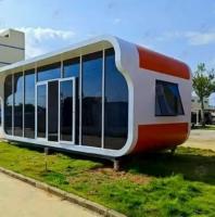 China Apple Office Cabin 8ft 12ft Prefab Tiny Container House Waterproof Steel Material Movable for Hotels Bathroom Use for Unused for sale