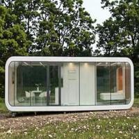 China Prefab House Pod Capsule Hotel Room Sleeping Cabin Bedroom for  Prefab Steel Villa  Constructed From  Sandwich Panel Material for sale