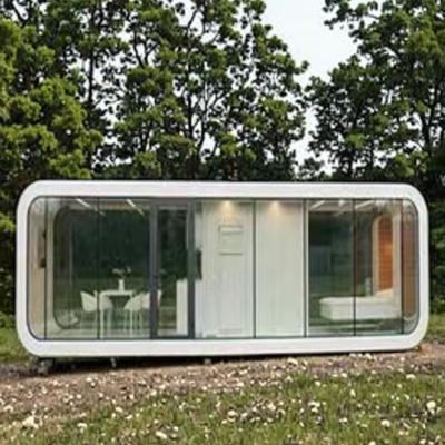 China Prefab House Pod Capsule Hotel Room Sleeping Cabin Bedroom for  Prefab Steel Villa  Constructed From  Sandwich Panel Material for sale