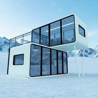 China Modern Modular Steel Container House, Portable Prefabricated Smart Apple Pod for Office, Small Families & Vessel House for sale
