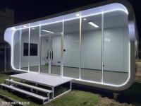 China High-End Mobile Pod Capsule Container House High-Temperature & Soundproof Prefab Warehouse Vessel House for Apple Storage for sale