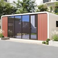 China High Quality Modern Design Modular Prefab Tiny Houses, Galvanized Square Steel Frame, Flat Sandwich Panel for Living Use for sale