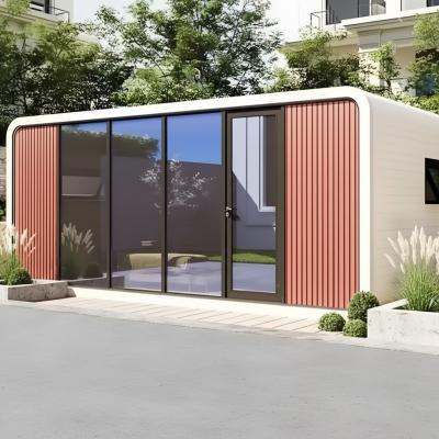 China High Quality Modern Design Modular Prefab Tiny Houses, Galvanized Square Steel Frame, Flat Sandwich Panel for Living Use for sale