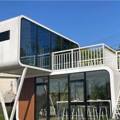 China Factory Direct Quick Assembly Modern Small Apple Capsule House Luxury Steel Structure Cabin Solar Power Waterproof Eco-Friendly for sale
