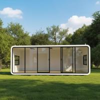 China Modern Custom-Made Steel Structure Apple Cabin Prefab Studio Energy Efficient Eco-Friendly Durable Waterproof Solar Powered for sale