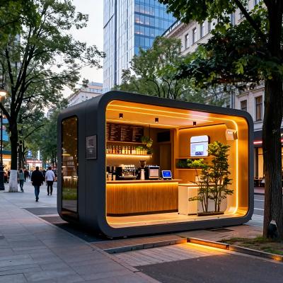 China Steel Structure Apple Cabin with Sandwich Panel, Mobile Unit for Homestay, Warehouse, Events, Board Room, Shop & Office for sale